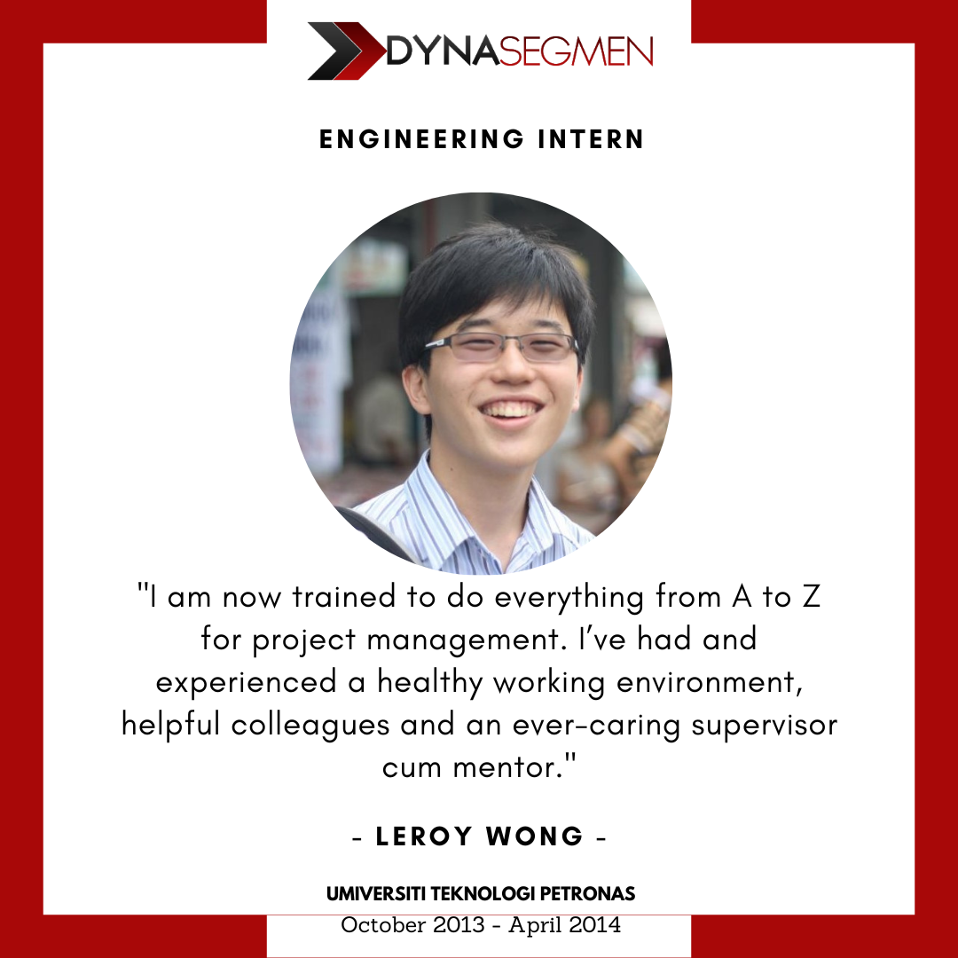 Internships | Dyna Segmen Sdn Bhd