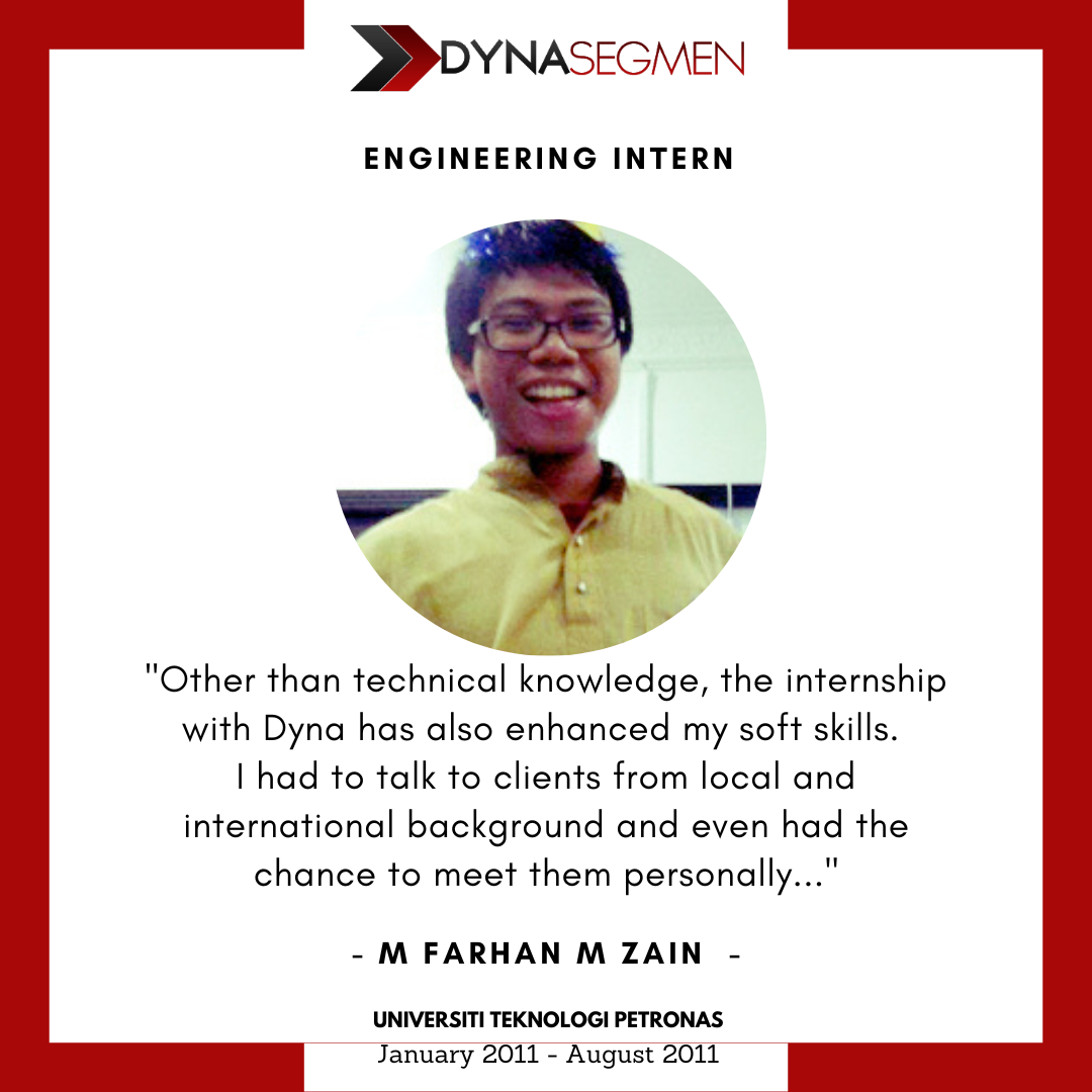 Internships | Dyna Segmen Sdn Bhd
